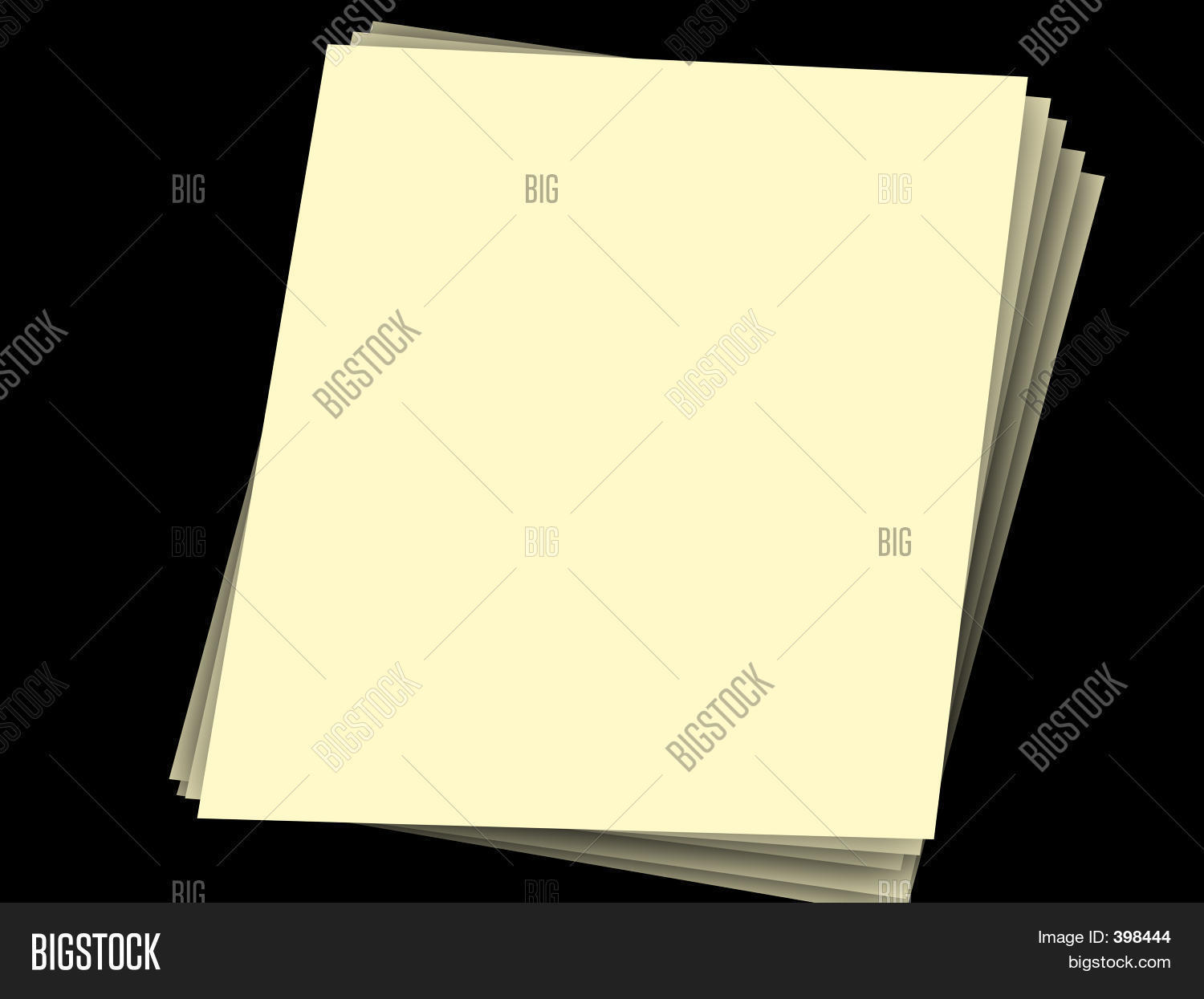Stack Papers On Black Image & Photo (Free Trial) | Bigstock