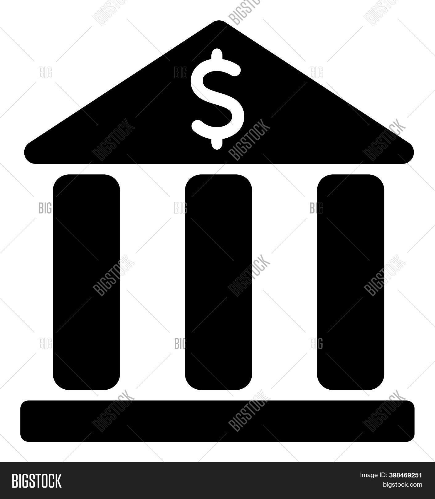 Bank Building Icon Image & Photo (Free Trial) | Bigstock