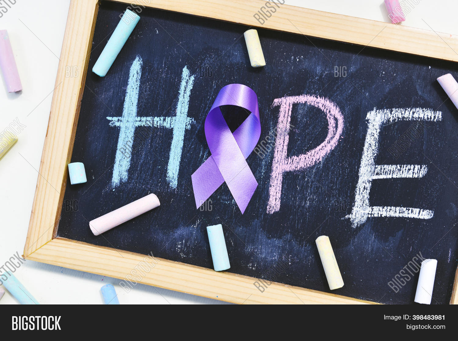Hope Text Purple Image & Photo (Free Trial) | Bigstock