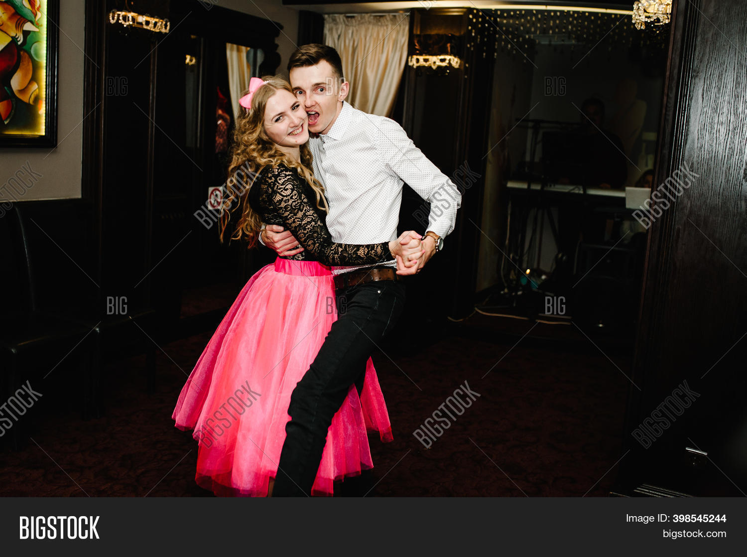 Young Man Woman Dance Image & Photo (Free Trial) | Bigstock
