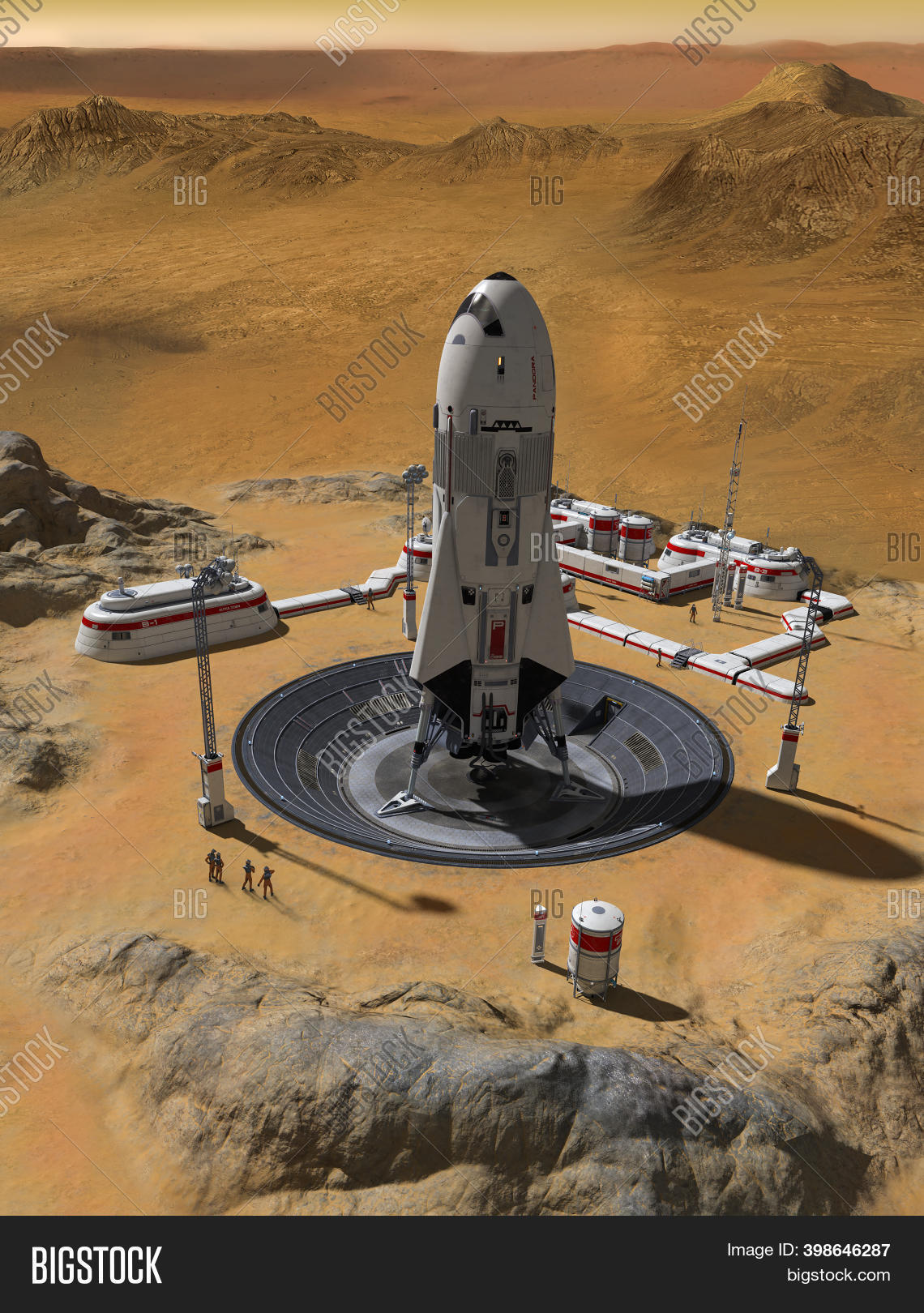 Human Base On Mars