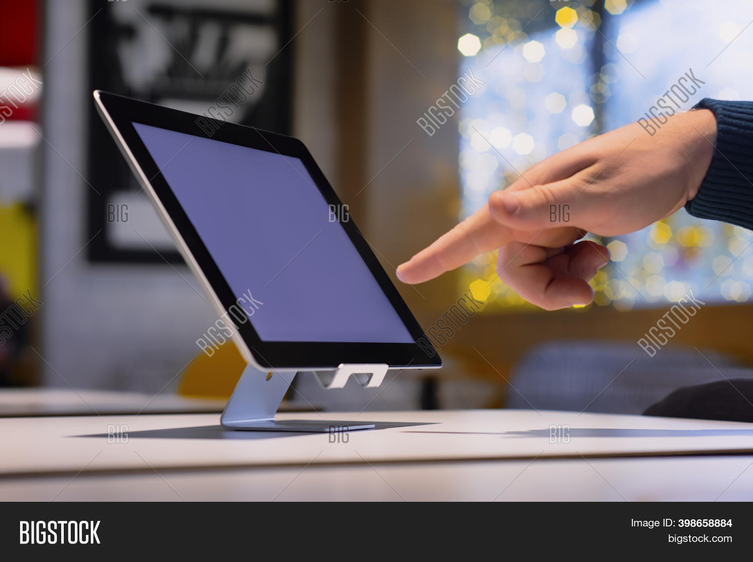 Close- Tablet White Image & Photo (Free Trial) | Bigstock