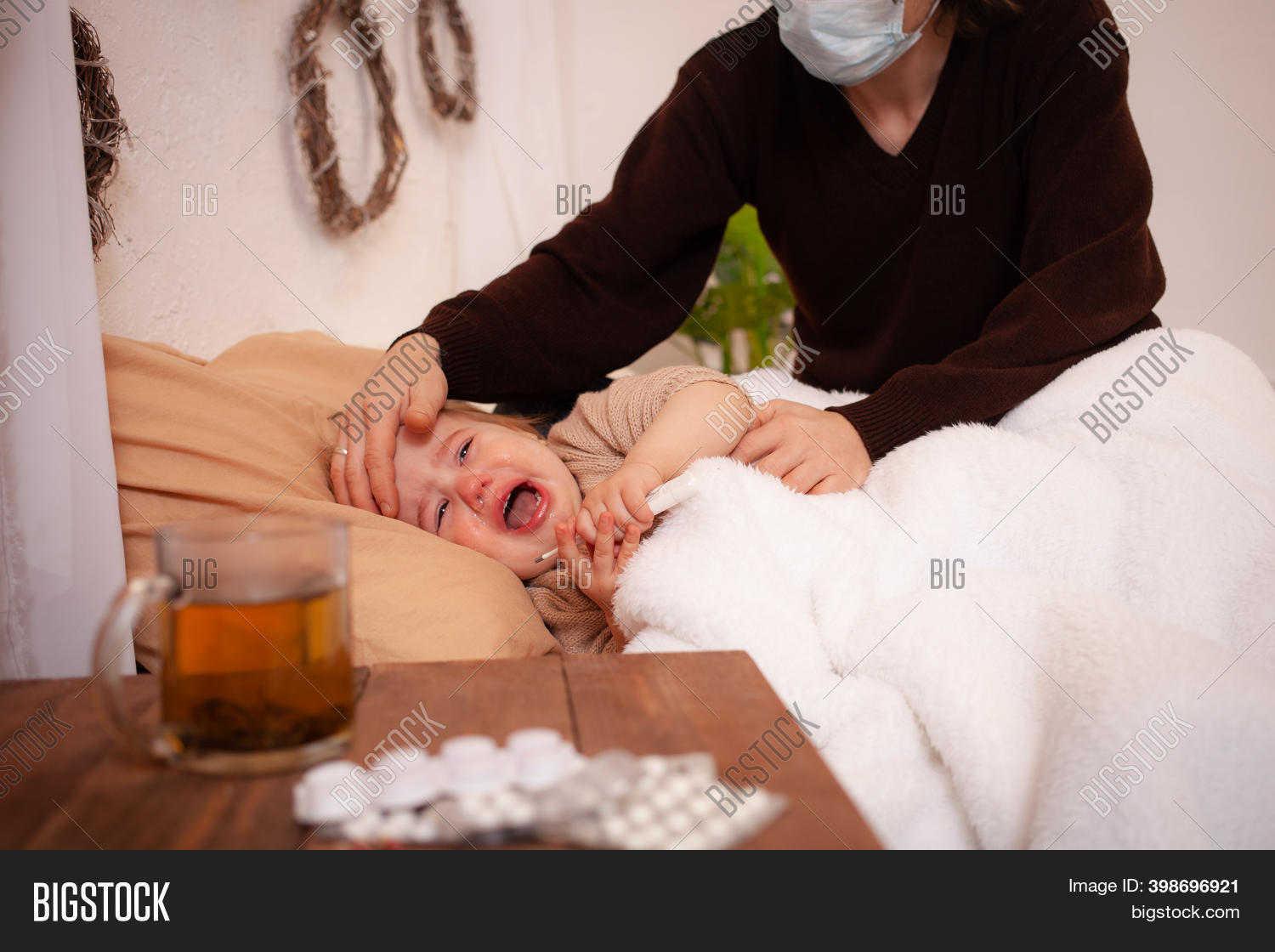 Child Home Sick, Image & Photo (Free Trial) | Bigstock
