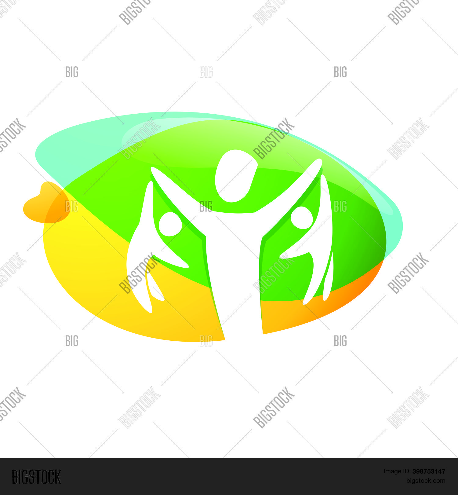 Happy Family Game Vector & Photo (Free Trial) | Bigstock