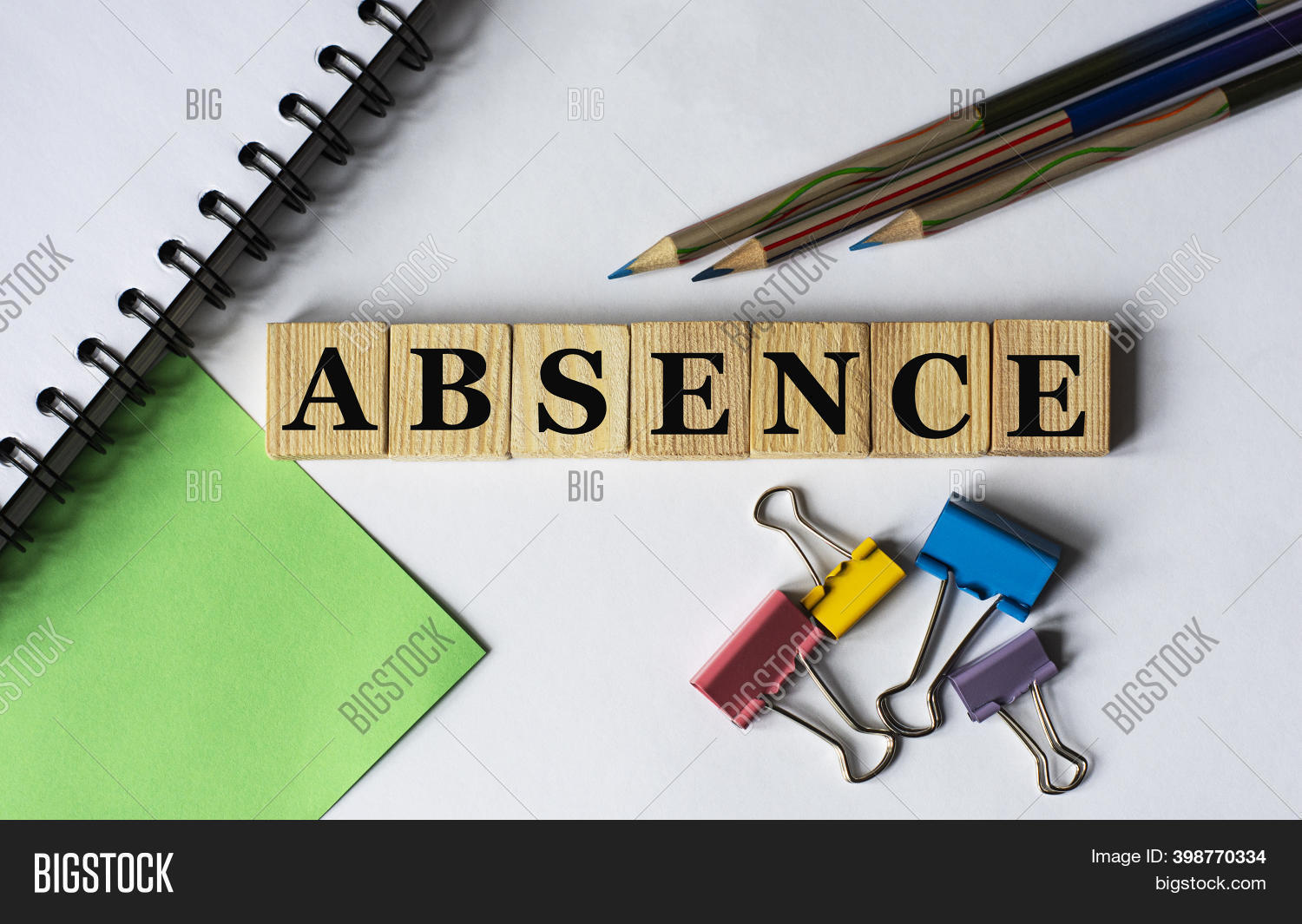 Absence - Word On Image & Photo (Free Trial) | Bigstock
