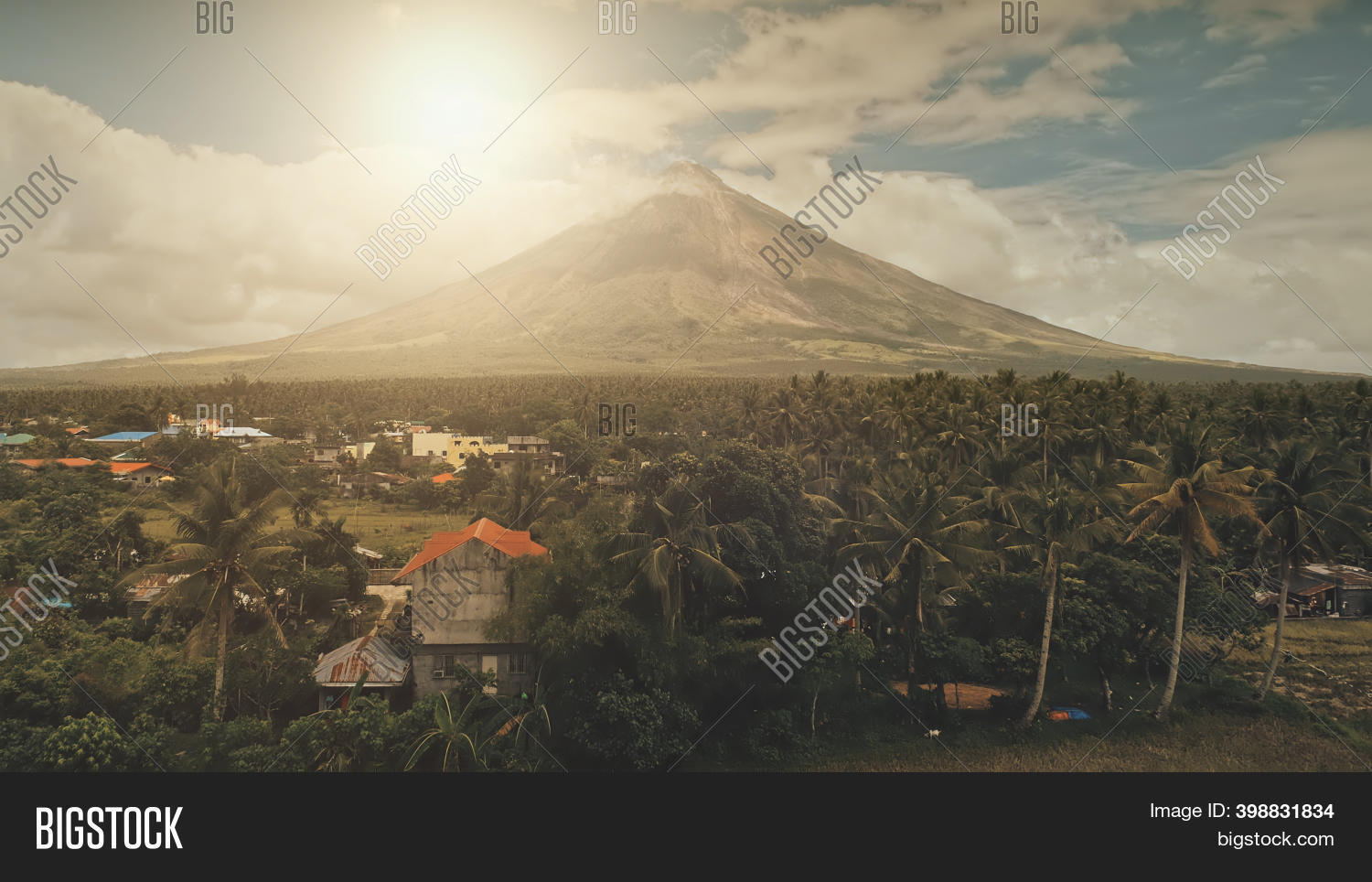 Sun Cityscape Rural Image & Photo (Free Trial) | Bigstock