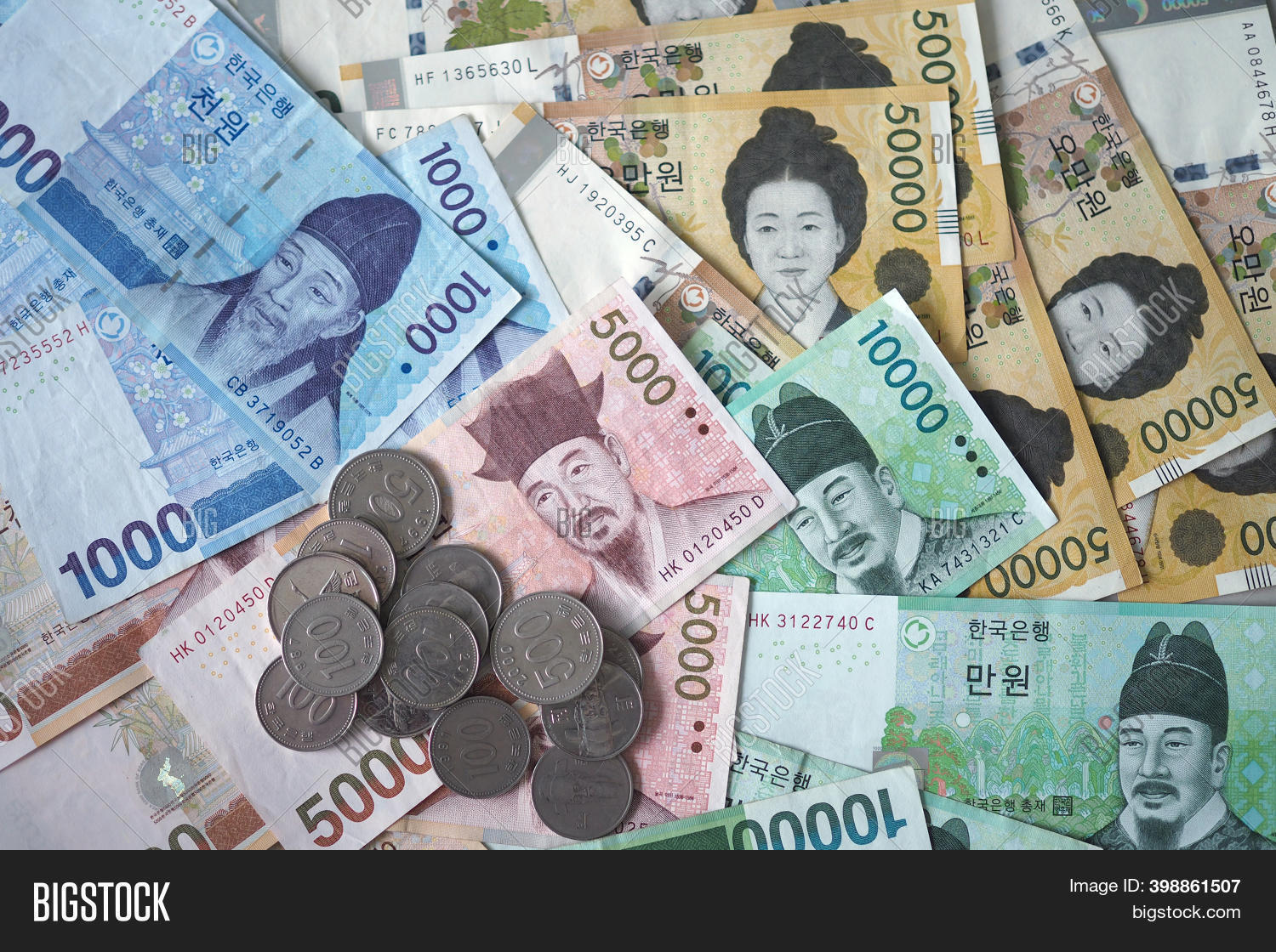 Korean Won Notes Image & Photo (Free Trial) | Bigstock