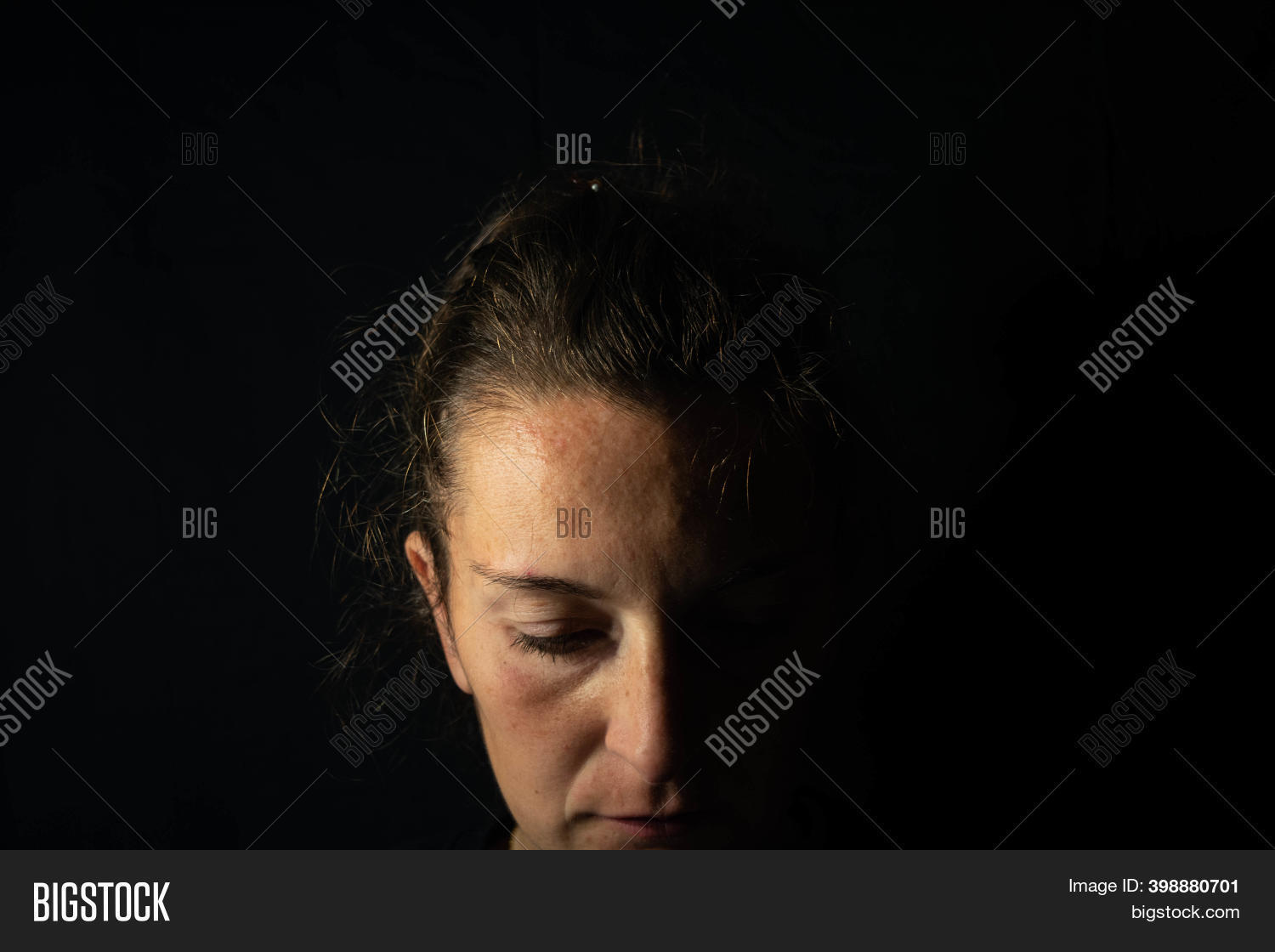 Dark Portrait Serious Image & Photo (Free Trial) | Bigstock
