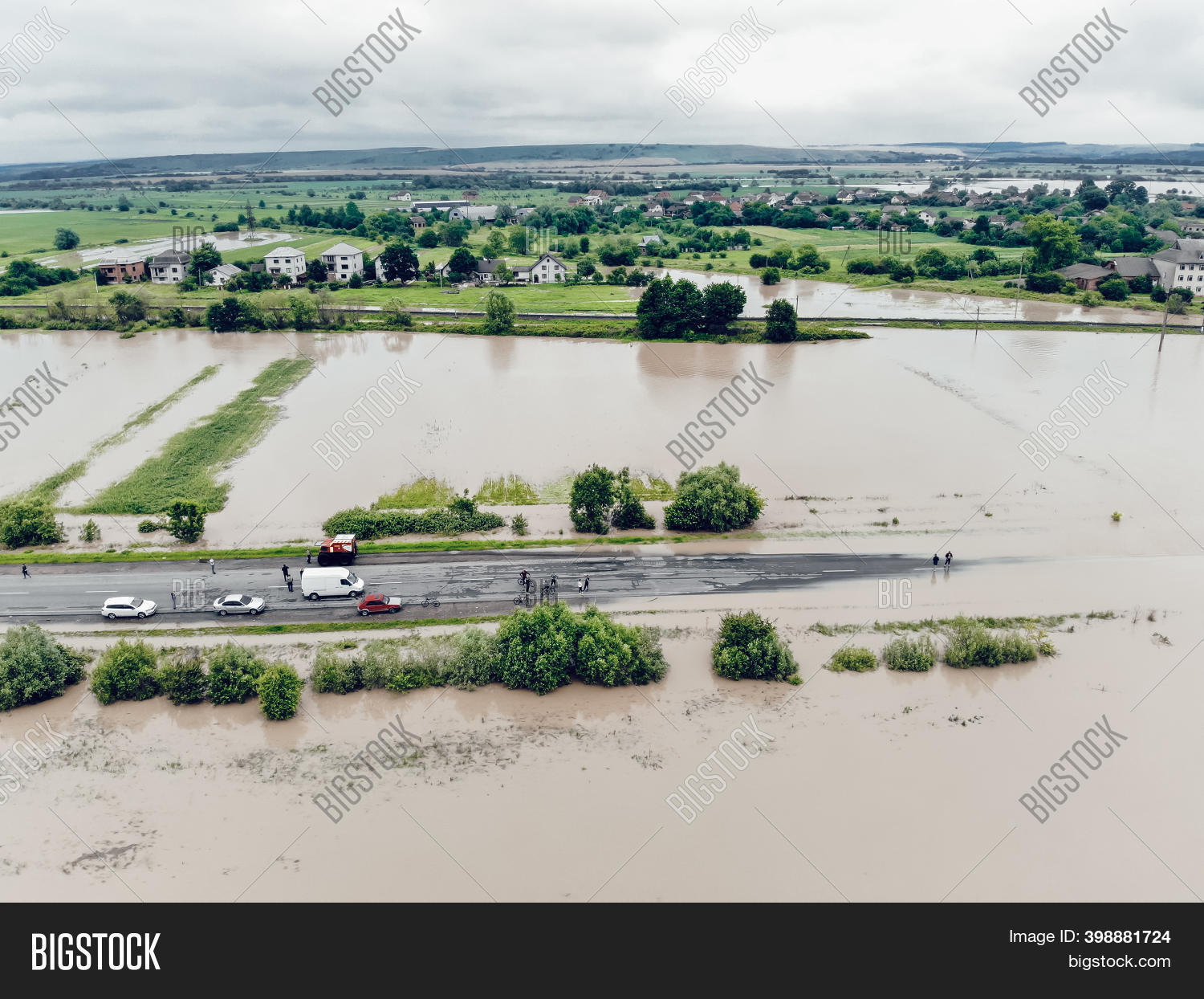 Aerial View Flooded Image & Photo (Free Trial) | Bigstock