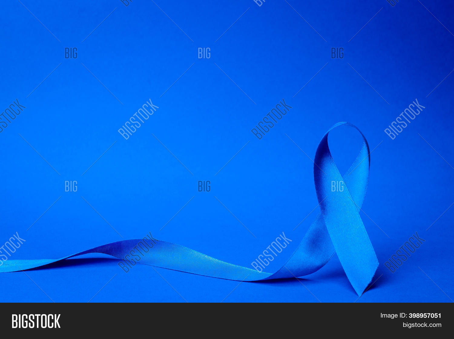 Blue Prostate Ribbon. Image & Photo (Free Trial) | Bigstock