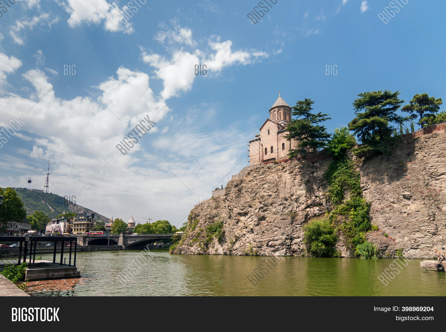 Metekhi Temple, Church Image & Photo (Free Trial) | Bigstock