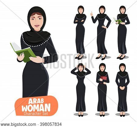 Arab Woman Vector Vector & Photo (Free Trial) | Bigstock