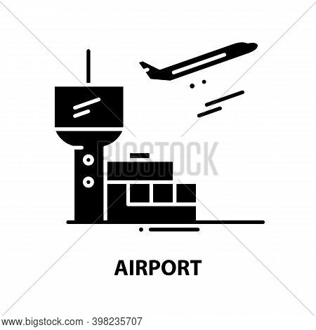 Airport Sign Icon, Vector & Photo (Free Trial) | Bigstock