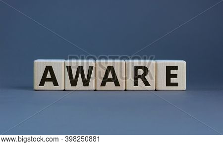 Aware Symbol. Wooden Image & Photo (Free Trial) | Bigstock