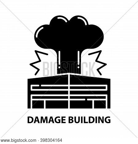 Damage Building Icon Vector & Photo (Free Trial) | Bigstock