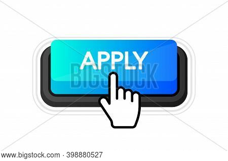 Icon Blue Apply 3d Vector & Photo (Free Trial) | Bigstock