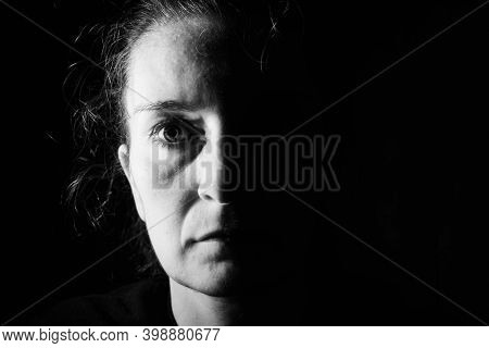 Dark Portrait Serious Image & Photo (Free Trial) | Bigstock