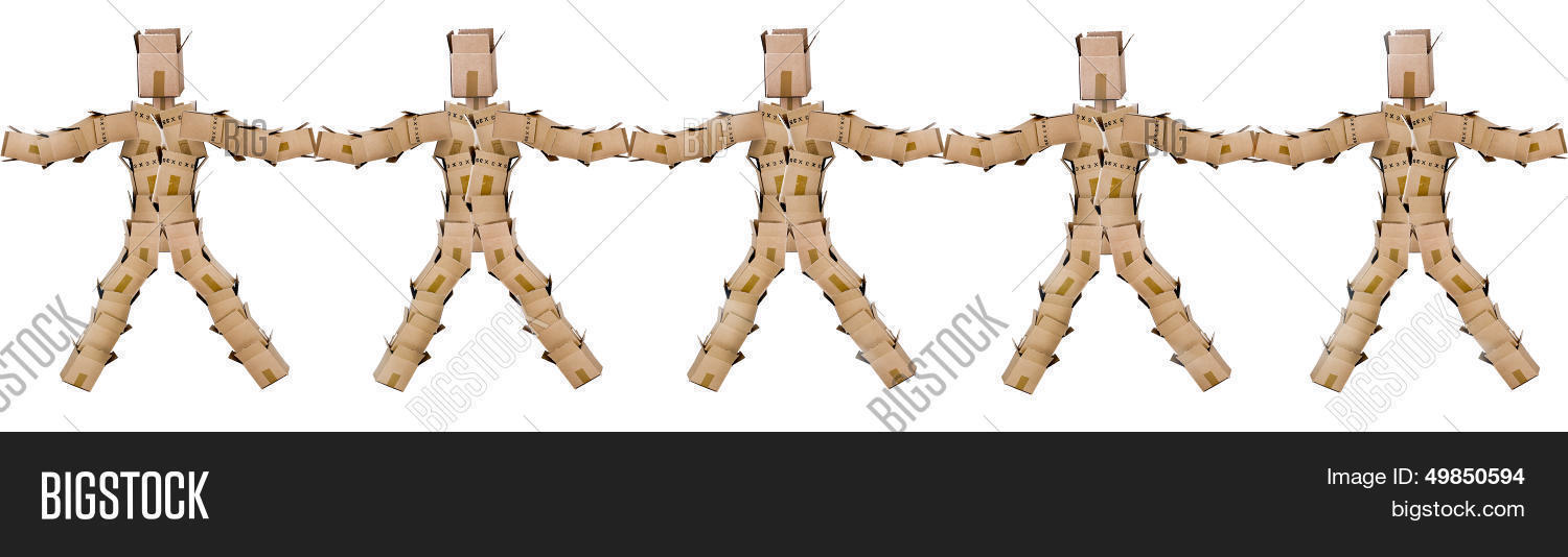 Five Box Characters Image & Photo (Free Trial) | Bigstock
