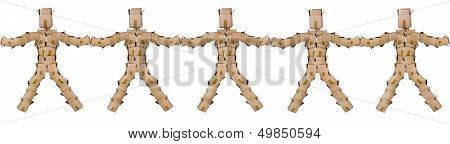 Five Box Characters Image & Photo (Free Trial) | Bigstock