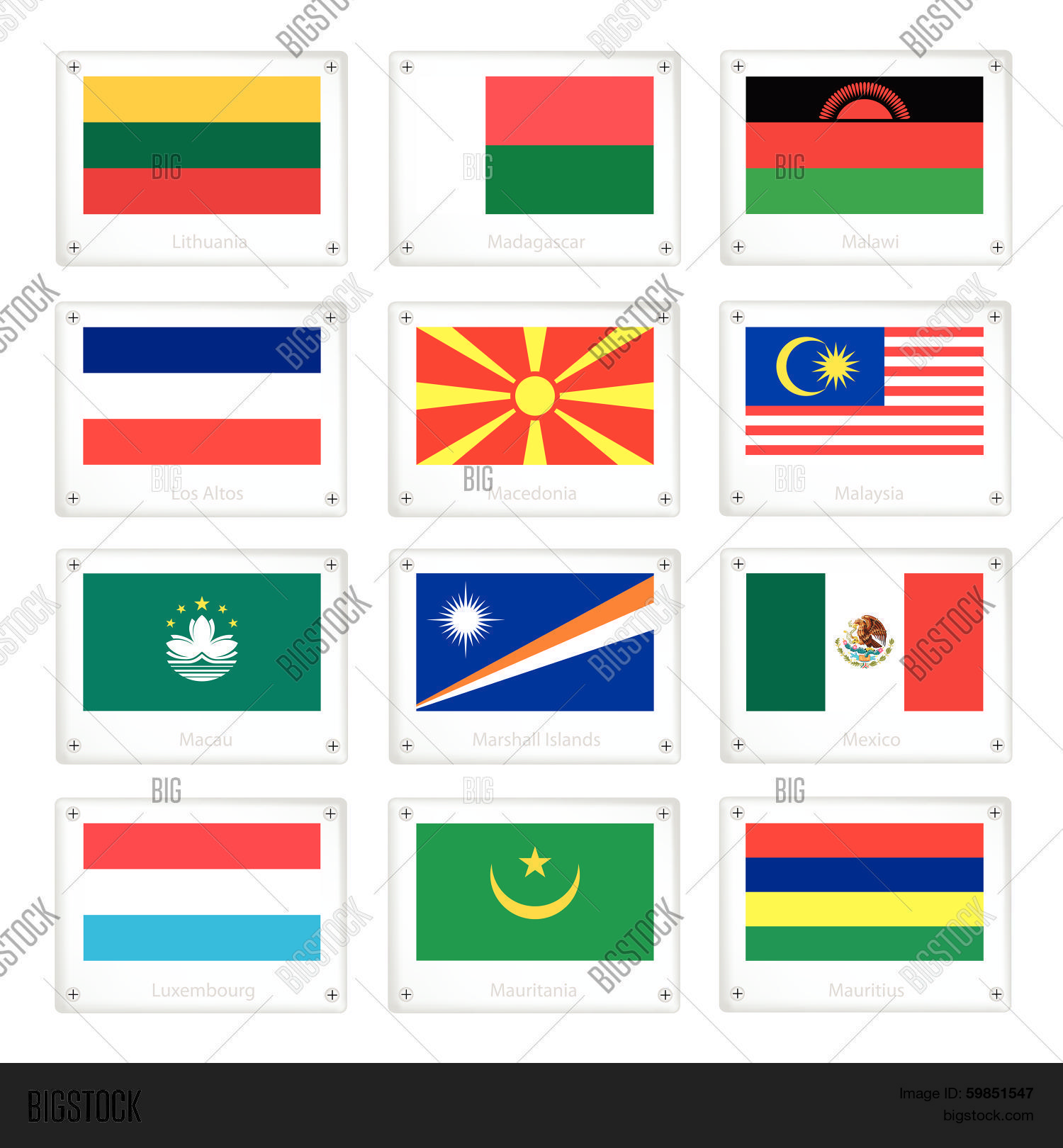 Group National Flags Vector & Photo (Free Trial) | Bigstock