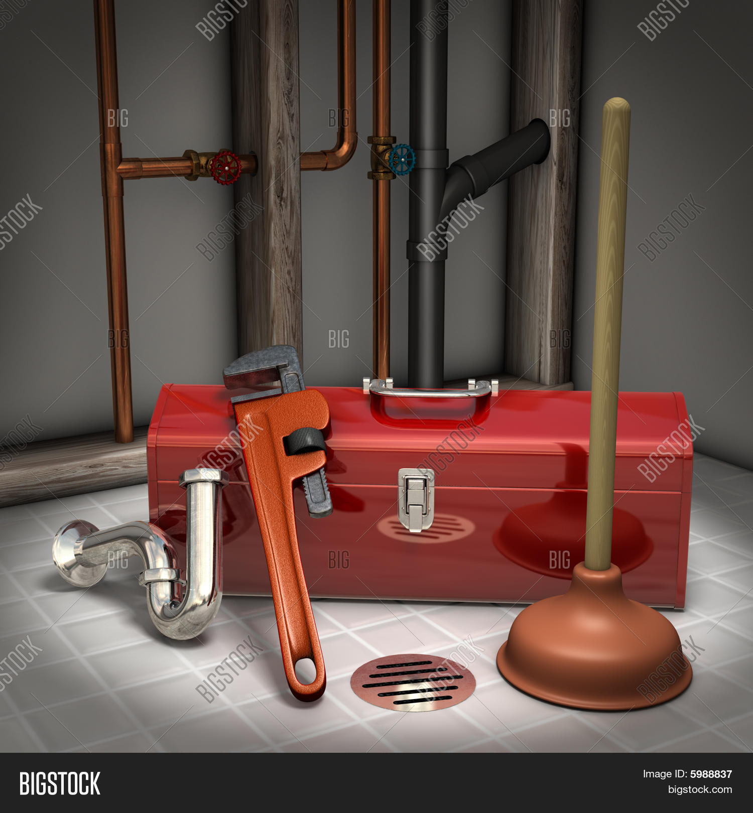 Plumbing Image & Photo (Free Trial) | Bigstock