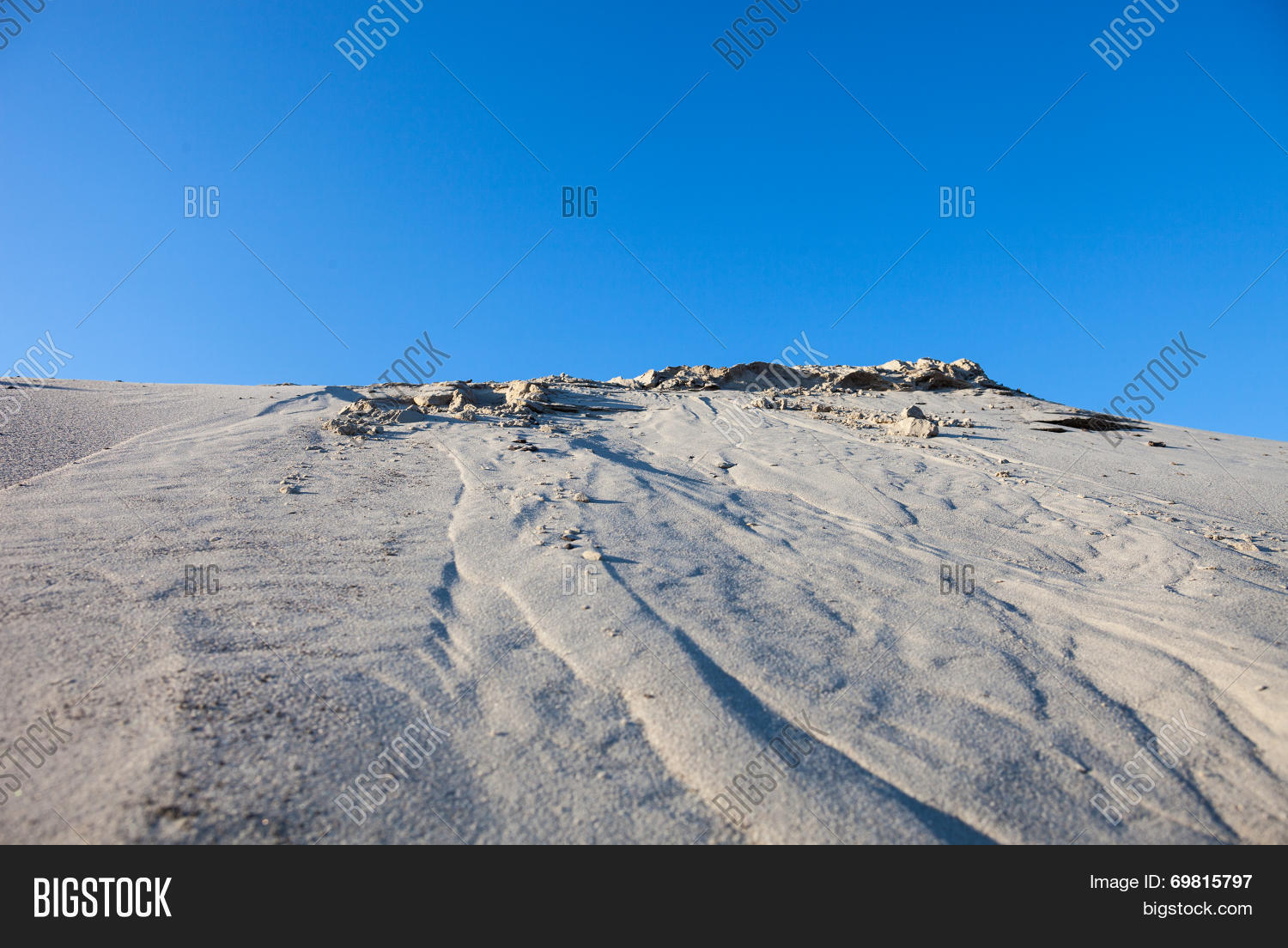 Gray Sand Dunes Blue Image & Photo (Free Trial) | Bigstock