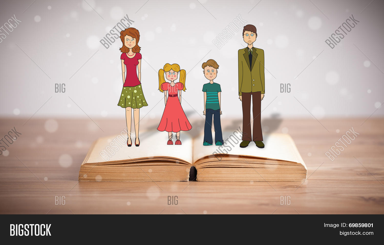 Drawing Happy Family Image & Photo (Free Trial) | Bigstock