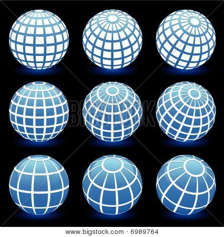 Globe Wire Frame Vector & Photo (Free Trial) | Bigstock