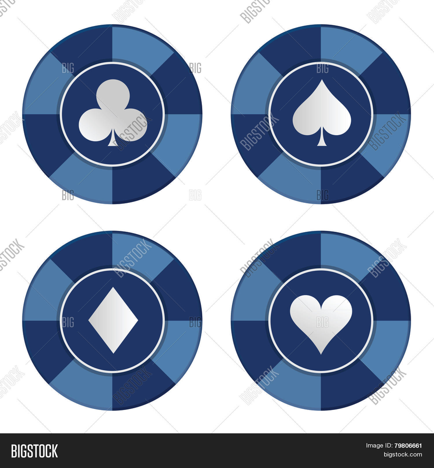 Poker Chips Set. Vector & Photo (Free Trial) | Bigstock