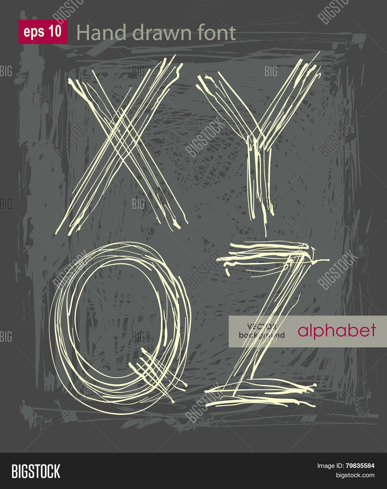 Handwritten Alphabet Vector & Photo (Free Trial) | Bigstock