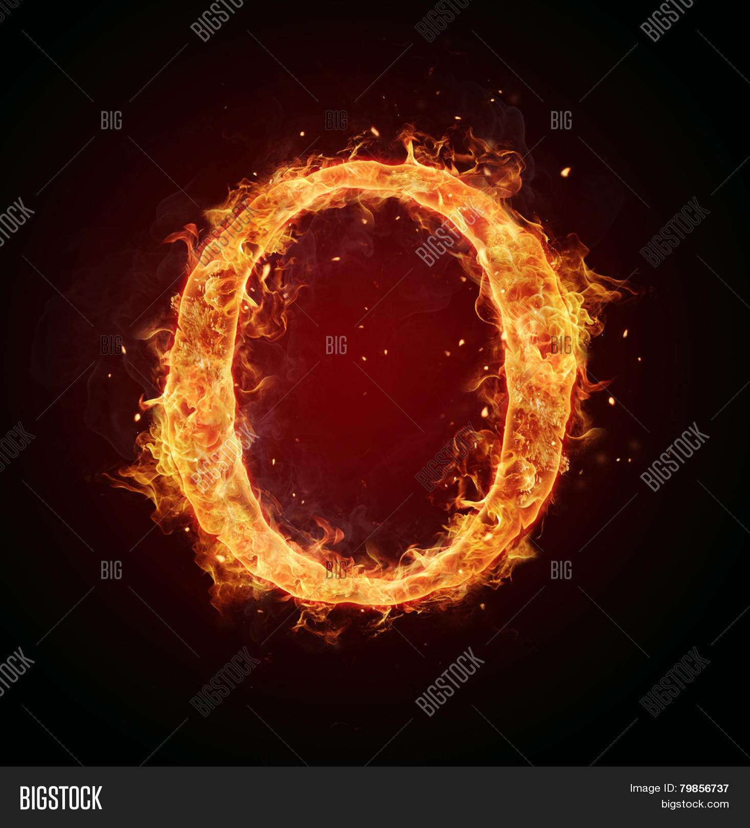 Burning Fire Letter Image & Photo (Free Trial) | Bigstock