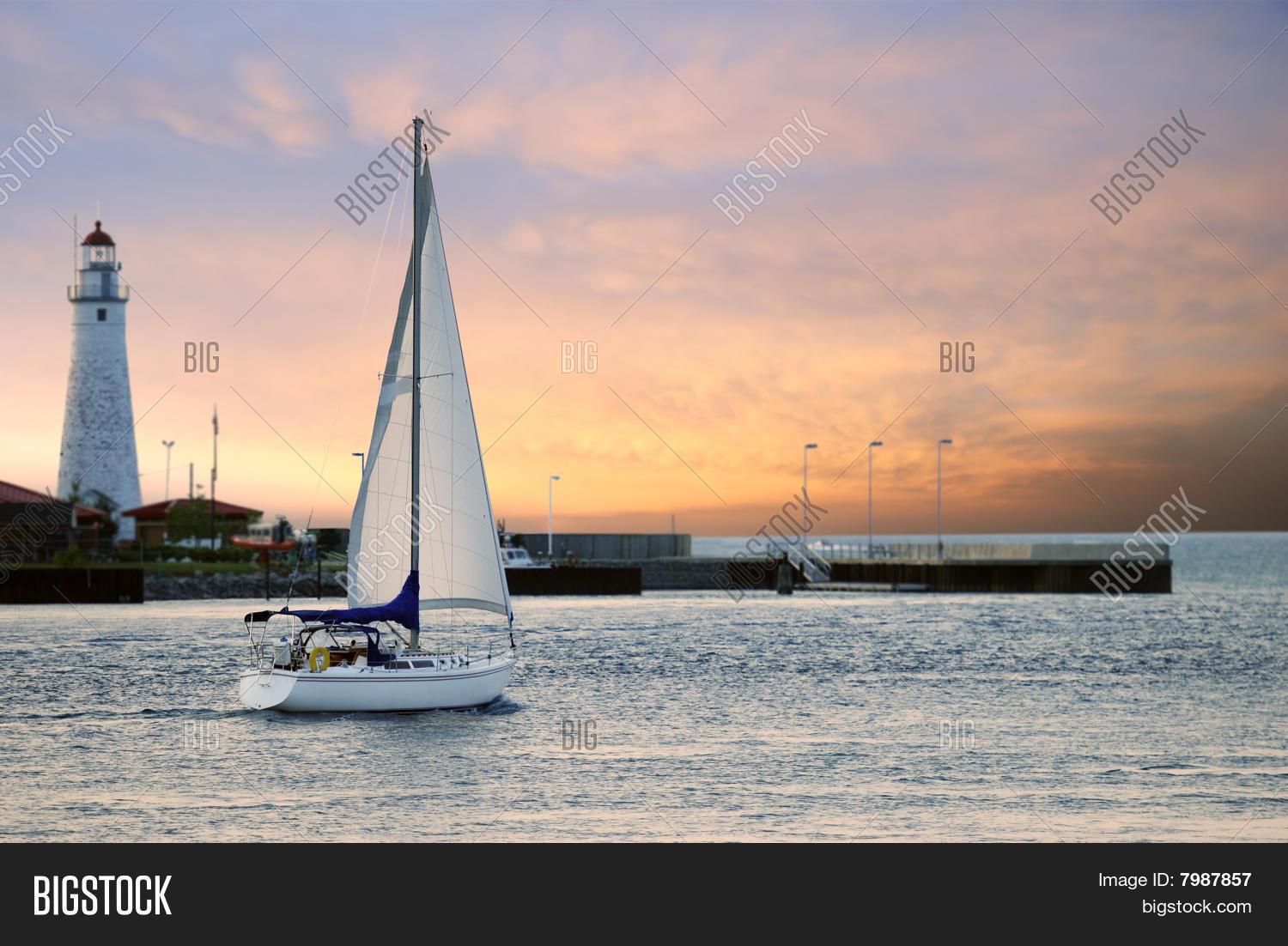 Sailboat Leaving Image & Photo (Free Trial) | Bigstock