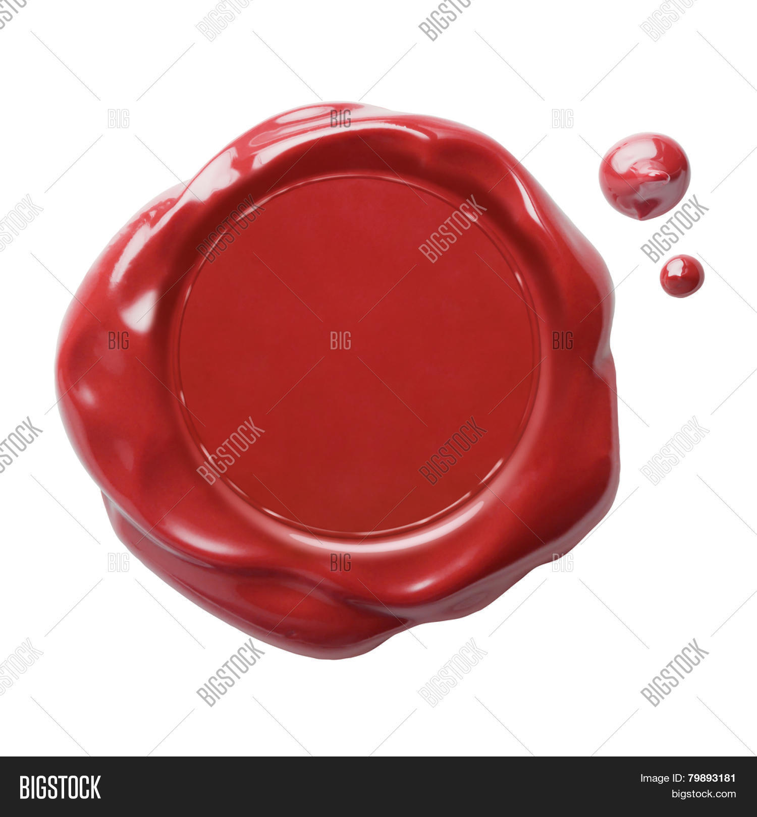 Red Postal Wax Seal Image & Photo (Free Trial) | Bigstock