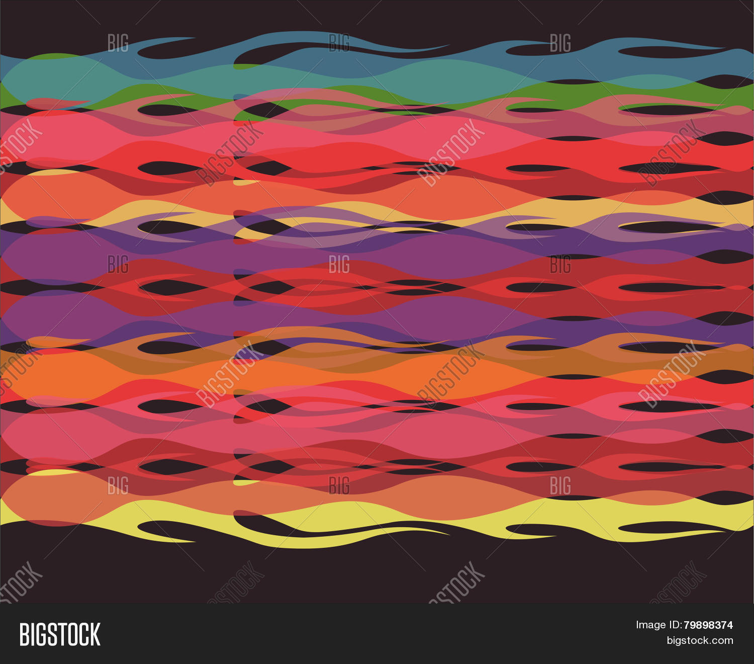 Fire Flames Pattern Vector & Photo (Free Trial) | Bigstock