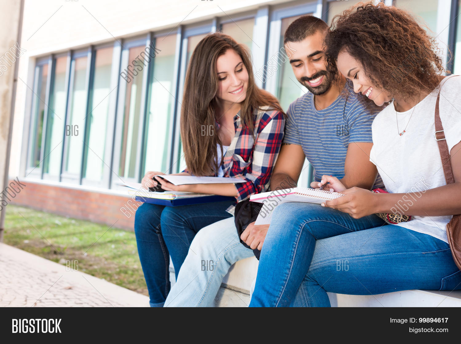 Students Sharing Notes Image & Photo (Free Trial) | Bigstock