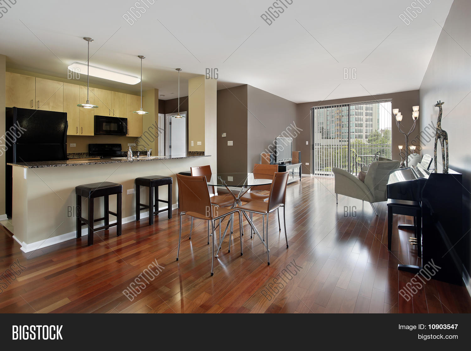 Condo Open Floor Plan Image & Photo (Free Trial) | Bigstock
