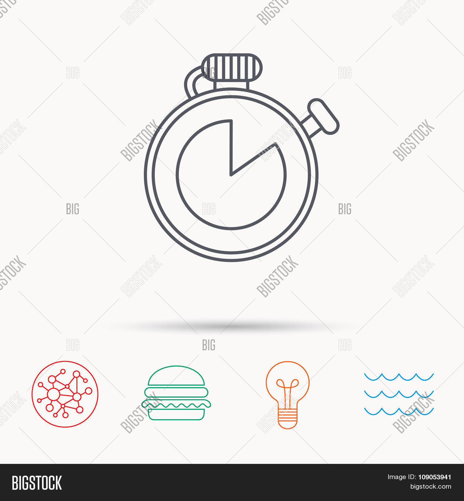 Timer Icon. Stopwatch Vector & Photo (Free Trial) | Bigstock