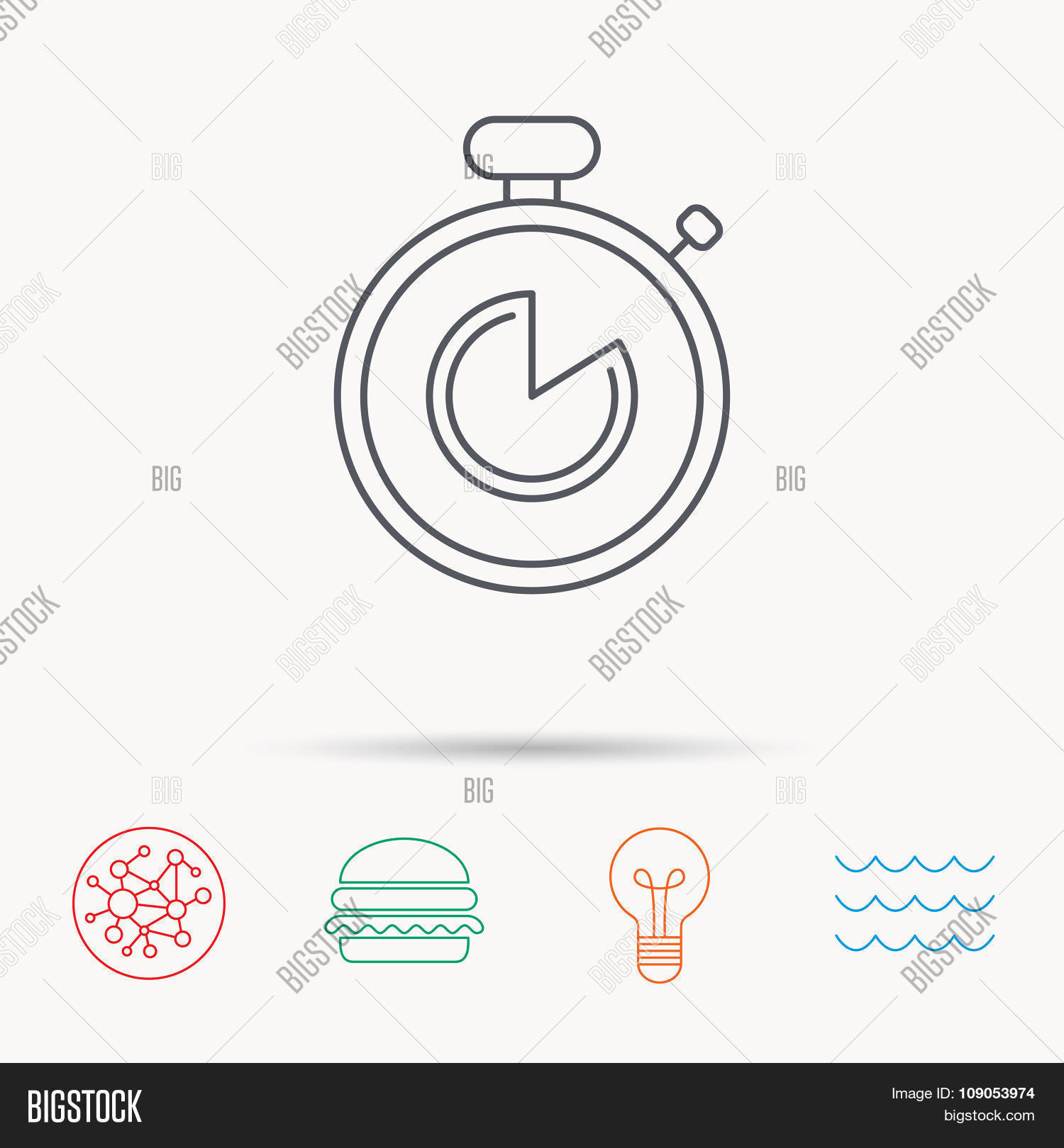 Timer Icon Stopwatch Vector And Photo Free Trial Bigstock