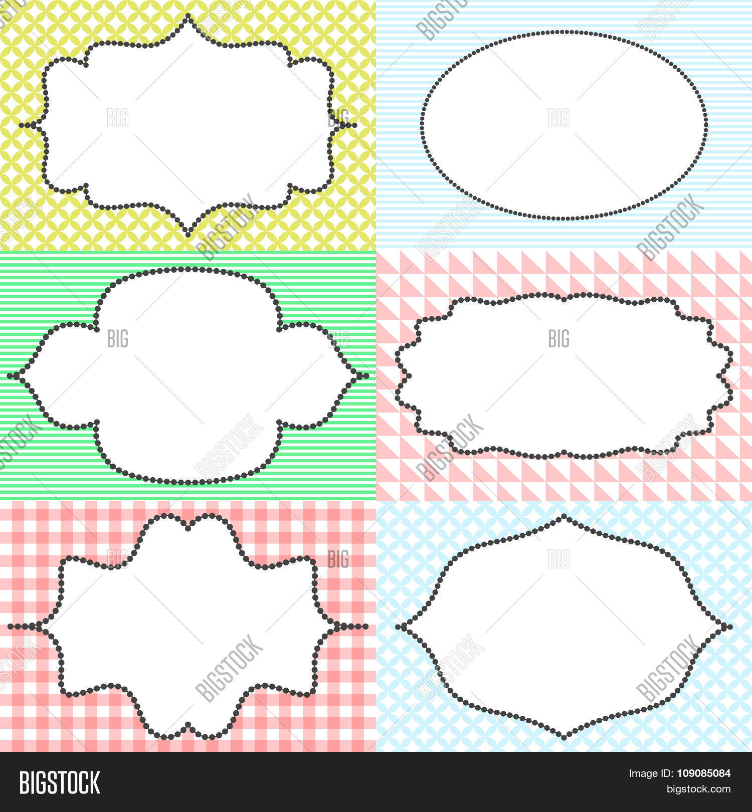 Frame Sticker Label Vector & Photo (Free Trial) | Bigstock
