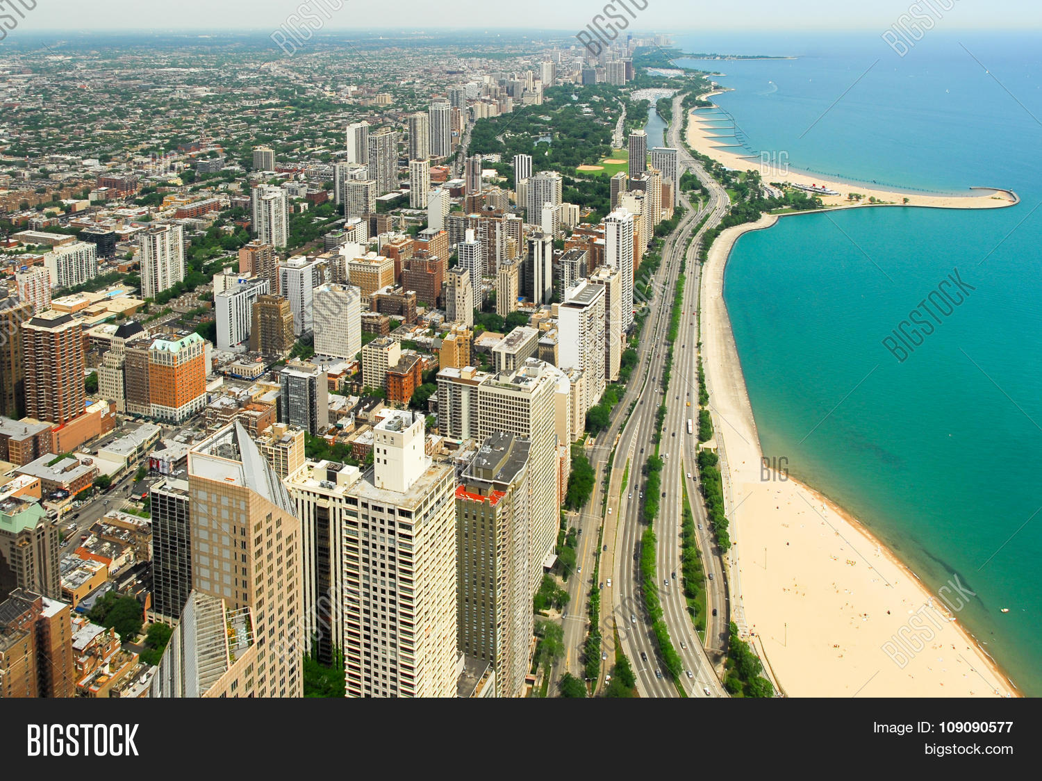 Chicago Skyline Gold Image & Photo (Free Trial) | Bigstock