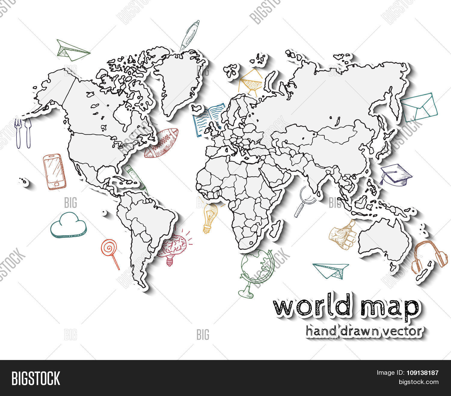 Hand Drawn Realistic Vector & Photo (Free Trial) | Bigstock