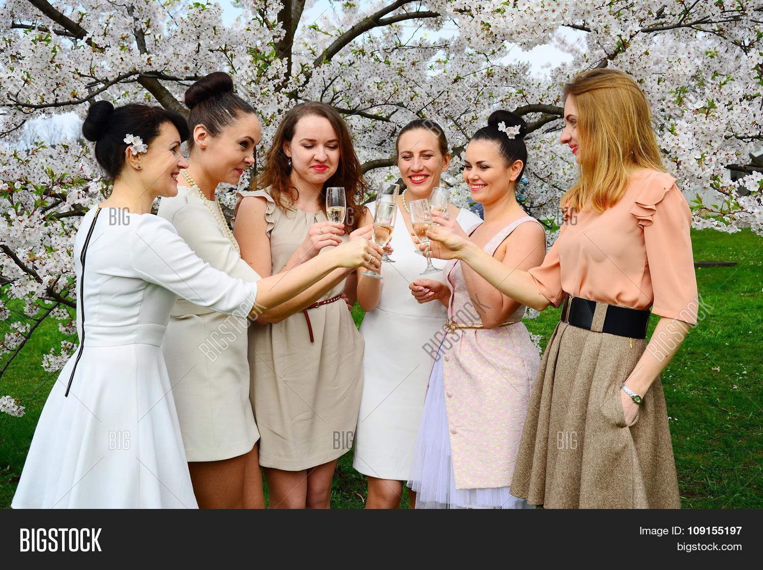 Girls Champagne Image & Photo (Free Trial) | Bigstock