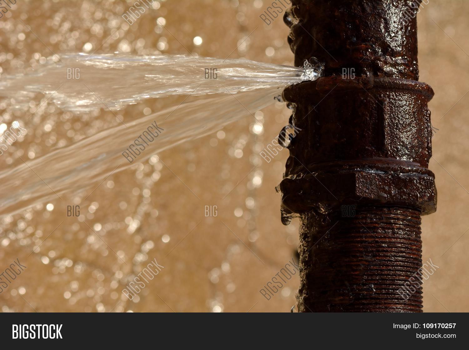Rusty Burst Pipe Image & Photo (Free Trial) | Bigstock
