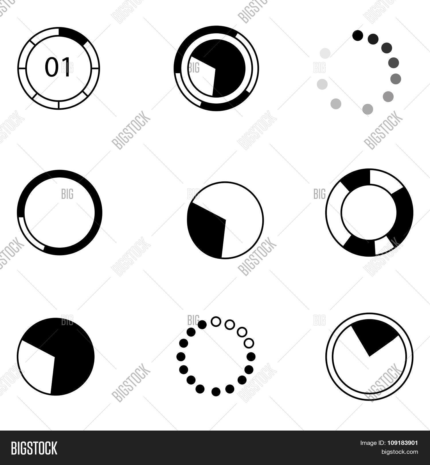Contour Icons. Set Vector & Photo (Free Trial) | Bigstock