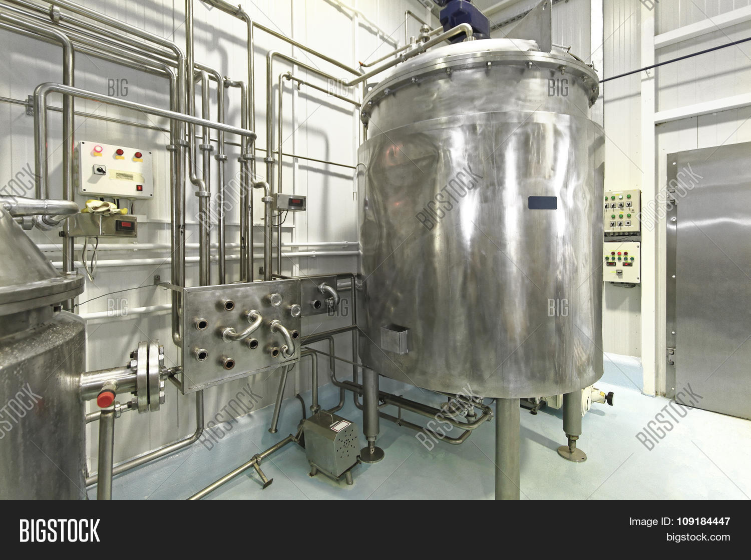 Milk Processing Plant Image & Photo (Free Trial) | Bigstock