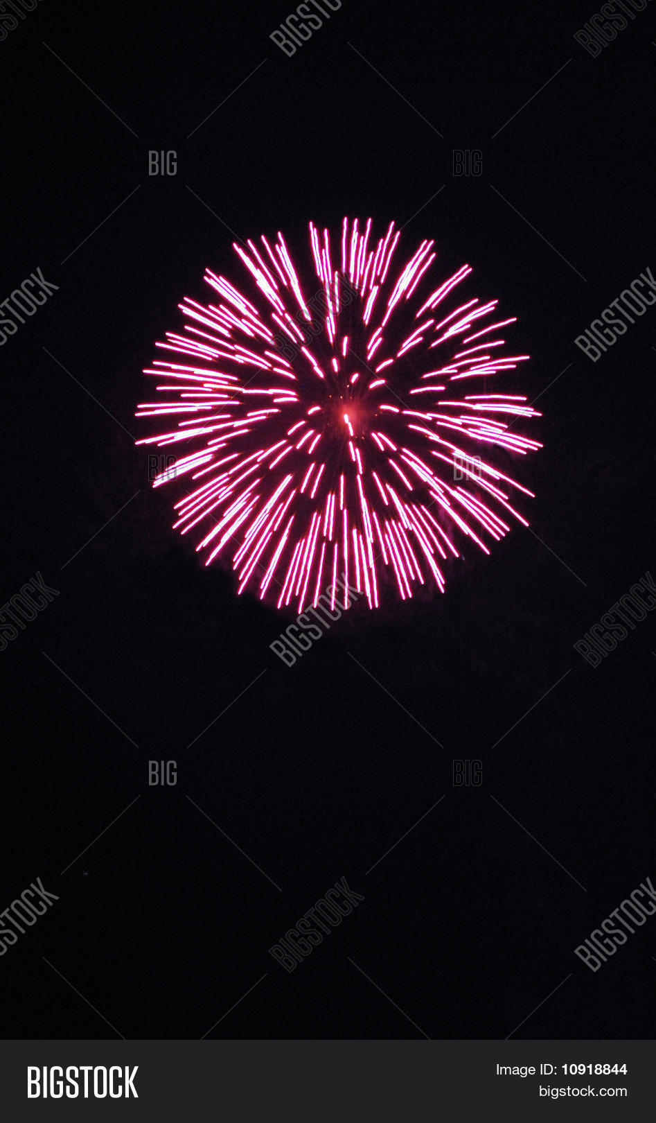 Single Firework On Image & Photo (Free Trial) | Bigstock