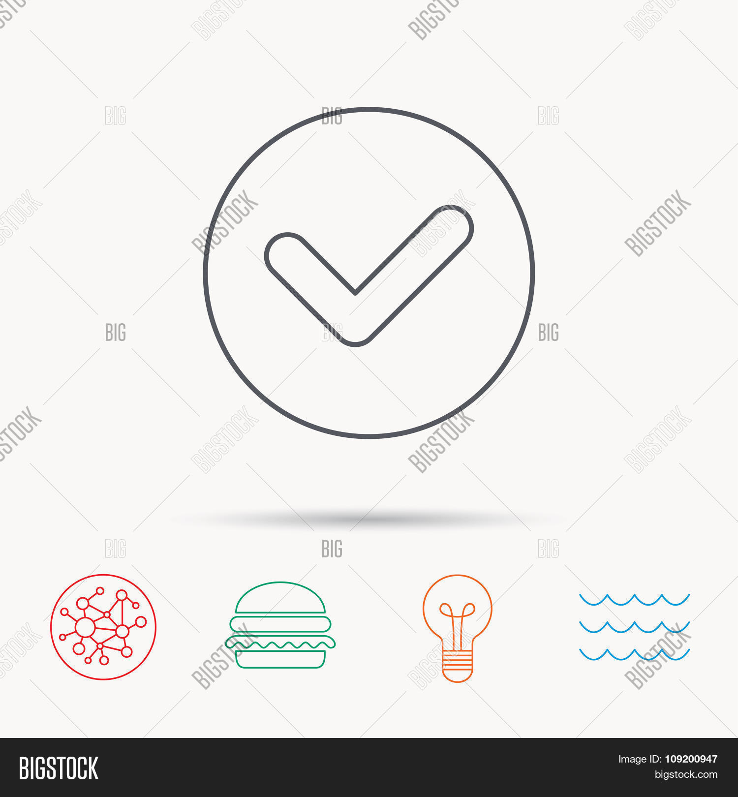 Check Confirm Icon. Vector & Photo (Free Trial) | Bigstock