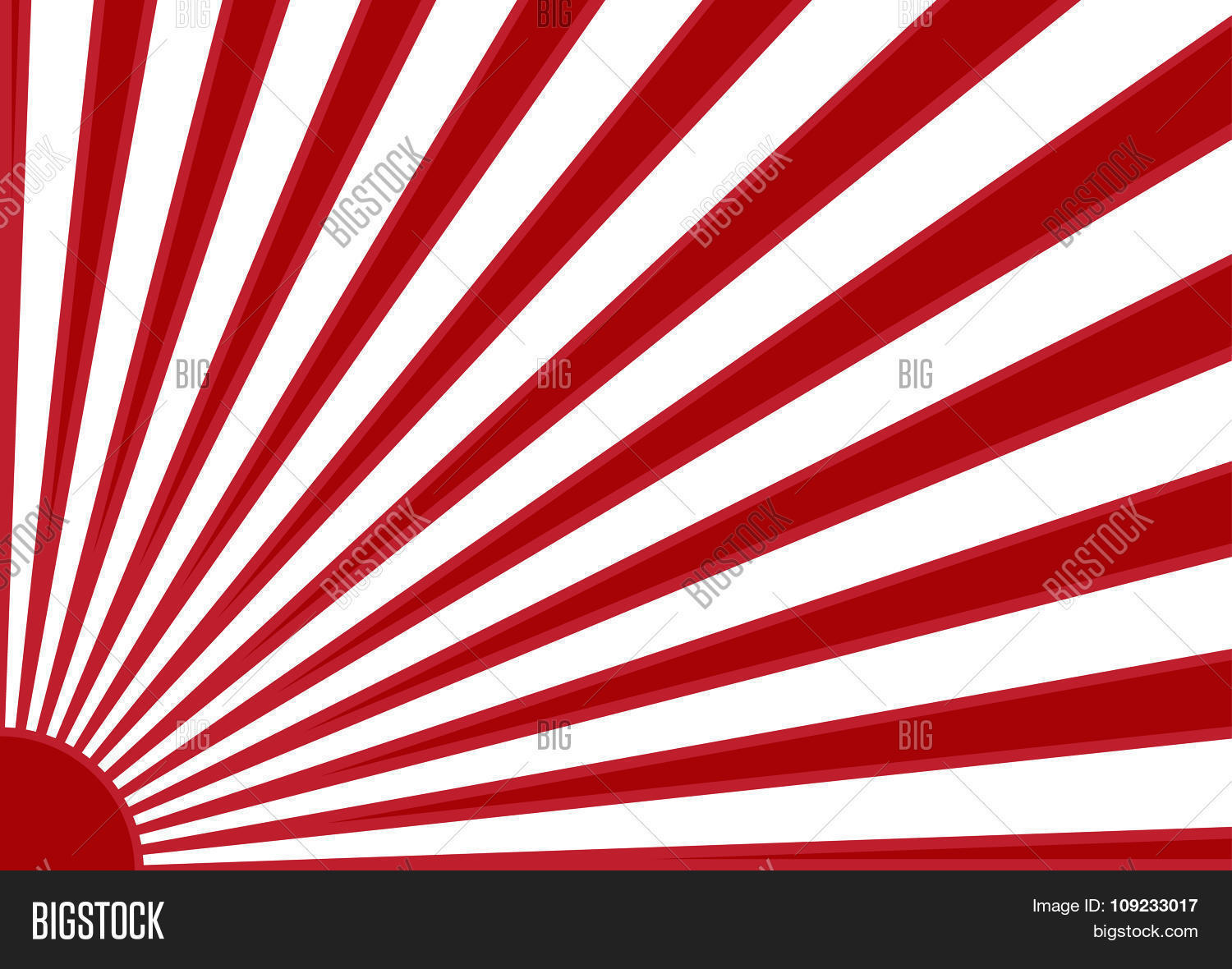 Red Sun Ray On White Vector & Photo (Free Trial) | Bigstock