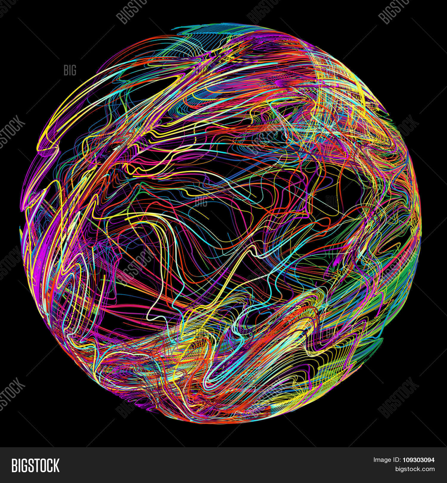 Moving Colorful Lines Vector & Photo (Free Trial) | Bigstock