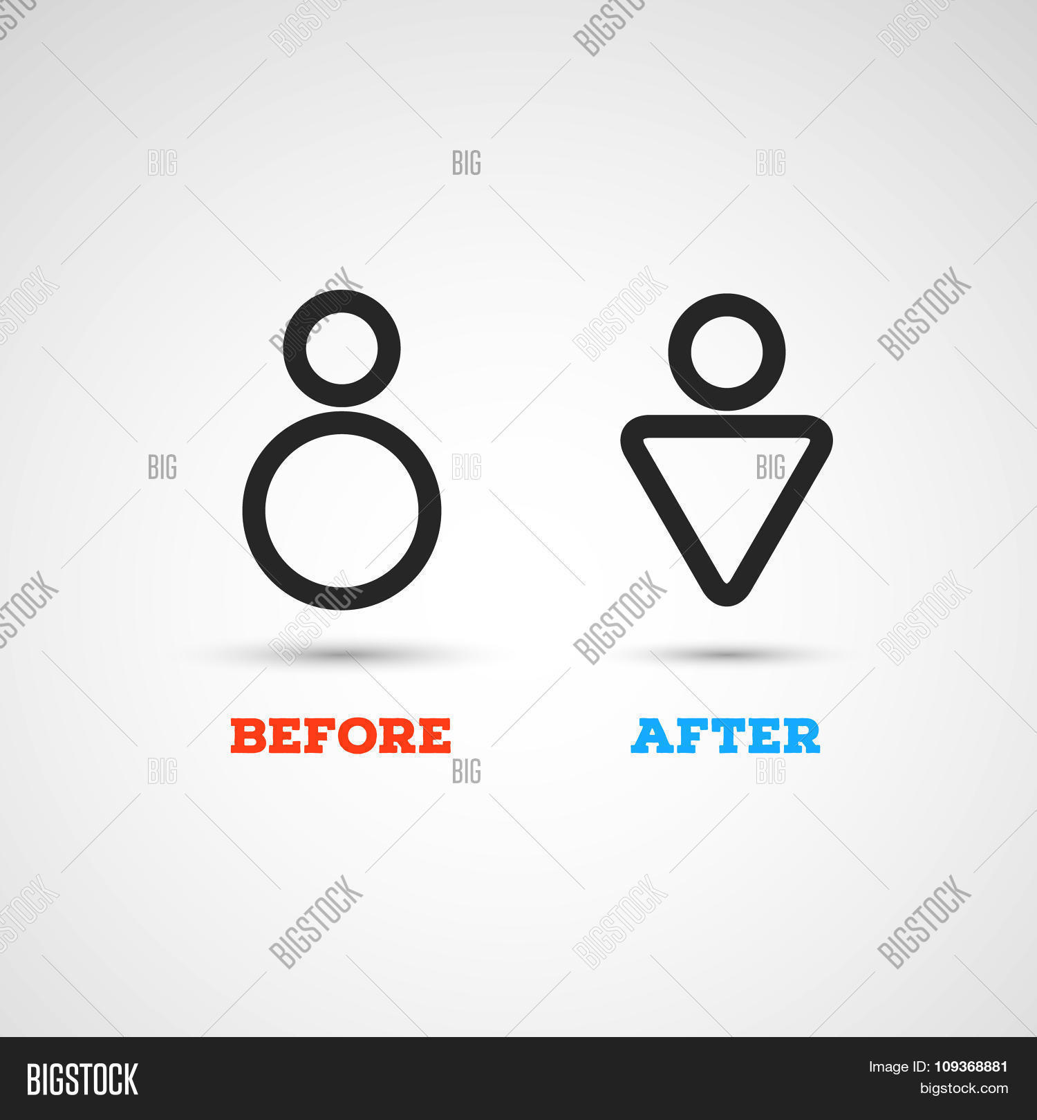 Before After. Vector & Photo (Free Trial) | Bigstock